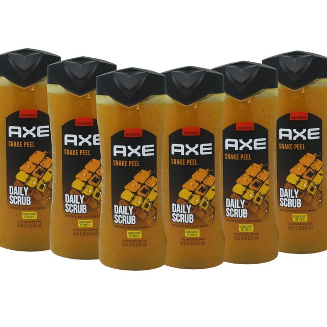 6 Pack of Axe Snake Peel Body Wash 16 Ounce - Walmart.com