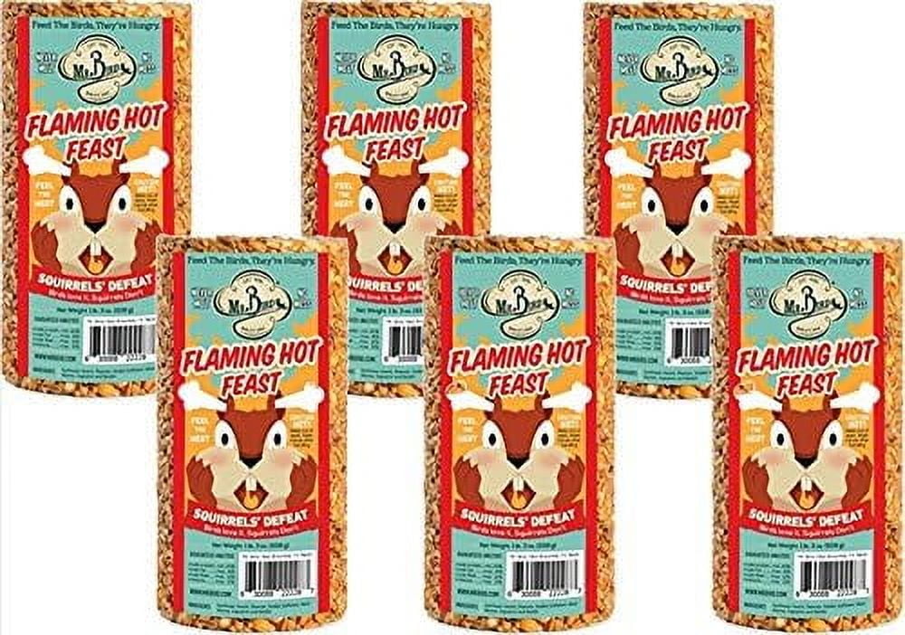 6-Pack of Mr. Bird Flaming Hot Feast Small Cylinder 19 oz. - Walmart.com