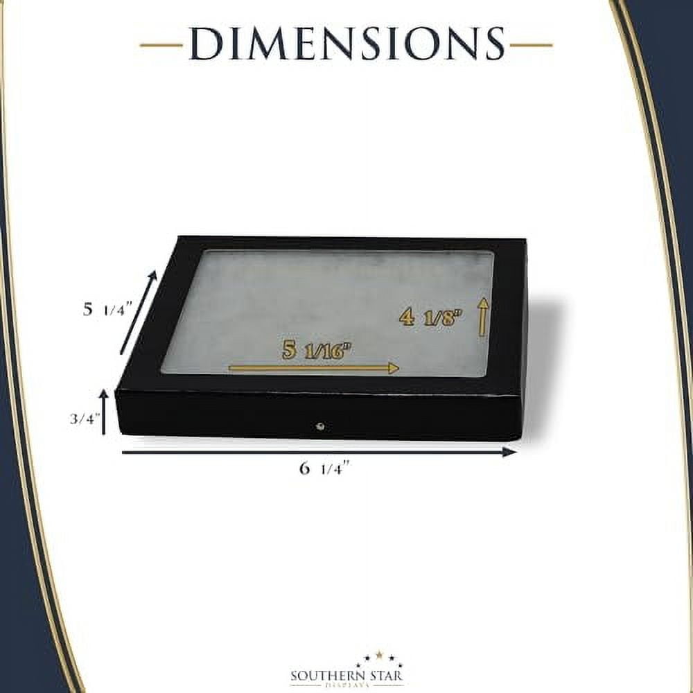 6 Pack of Riker Display Cases 5 x 6 x 3/4 for Collectibles, Arrowheads ...