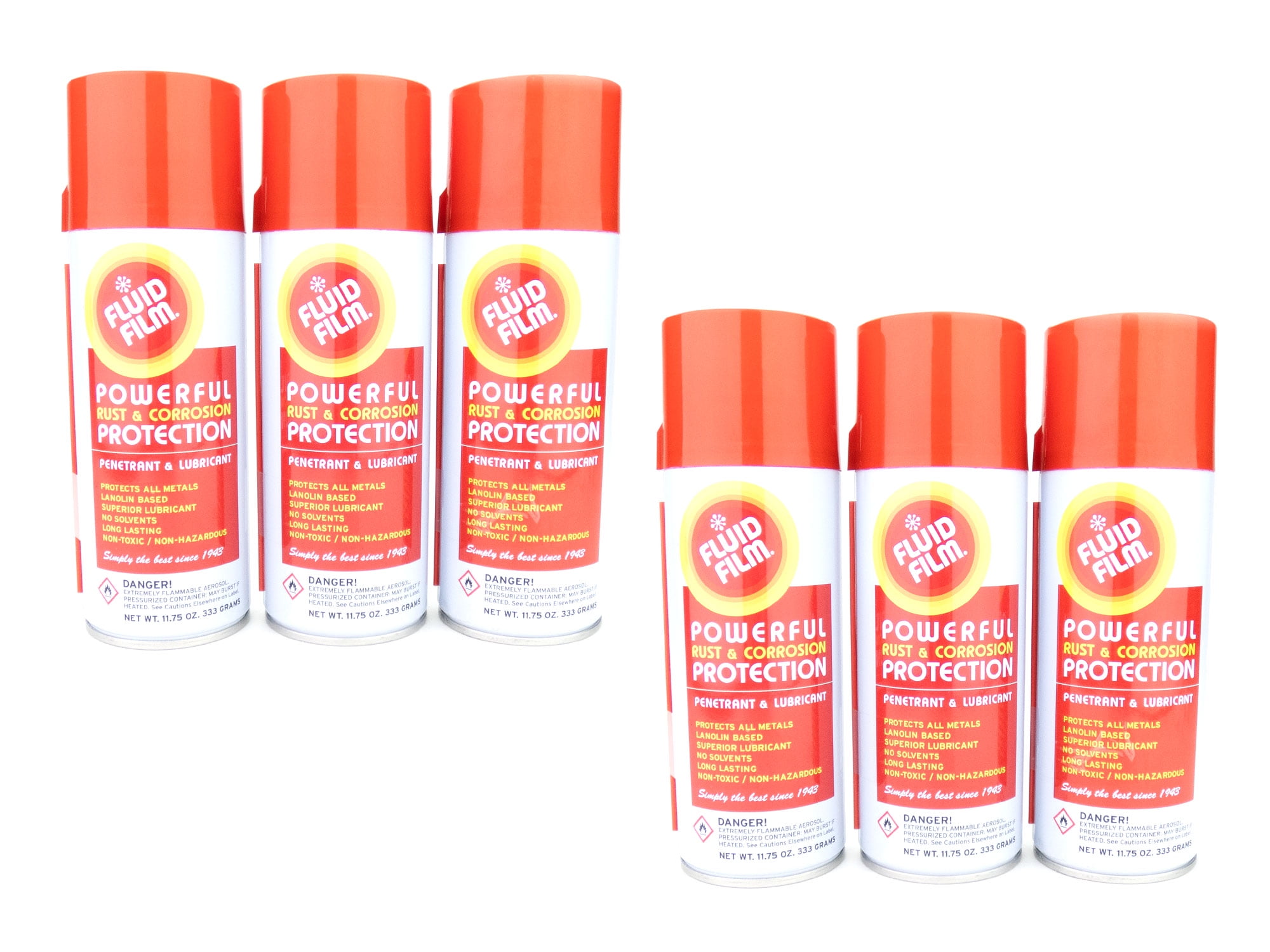 6 Pack of Rust and Corrosion Protection Aerosol Can 11.75 oz 11 3/4 752 ...