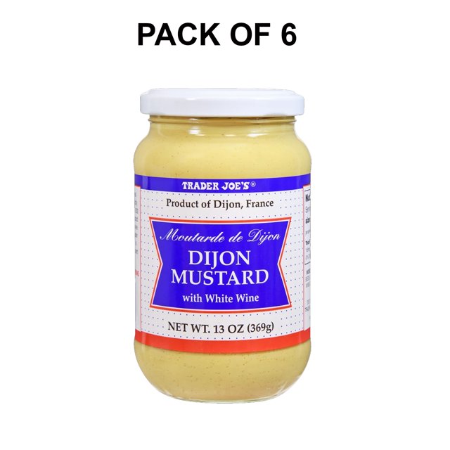 Trader Joe's Dijon Mustard 6 Pack - Office Breakroom Staple - Walmart ...