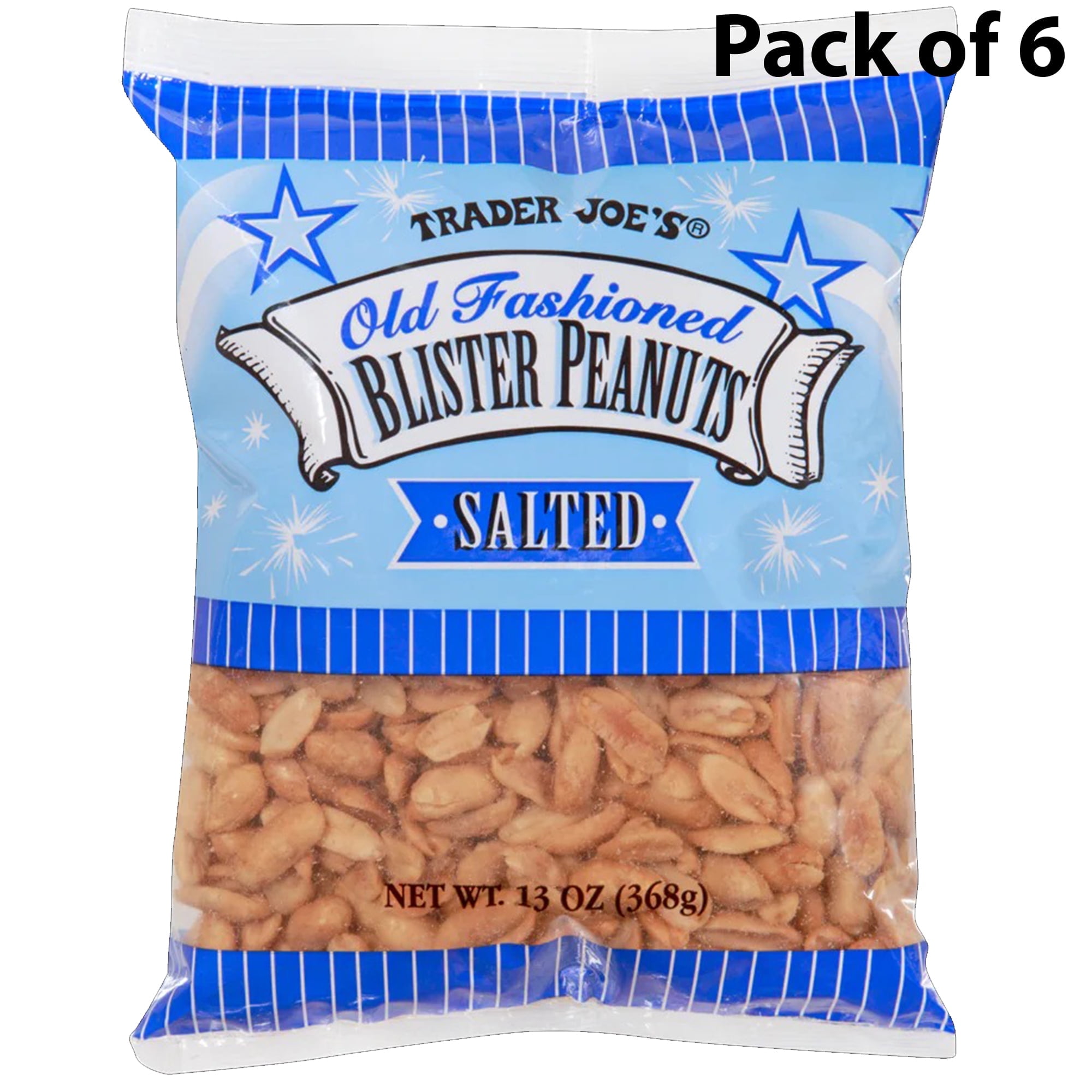 6 Pack of Trader Old Fashioned Blister Peanuts - with Peanut oil ...