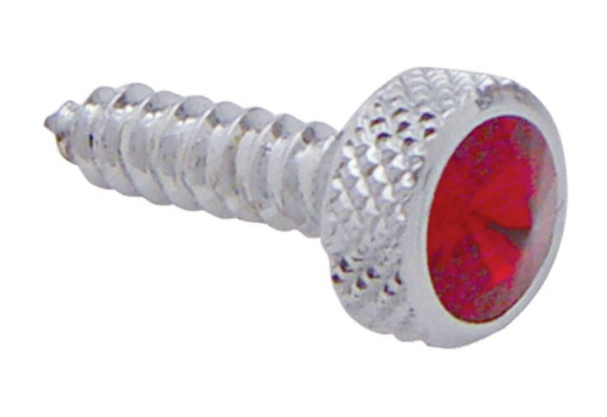 6 Pack of Upper Dash Screws Fits Kenworth - Red Crystal Jewel - Walmart.com