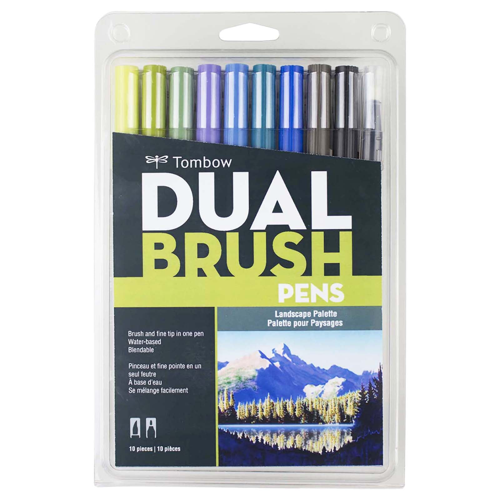 Tombow Landscape Dual Brush Pens, 6 Packs: 10 ct. (60 total) - Walmart.com