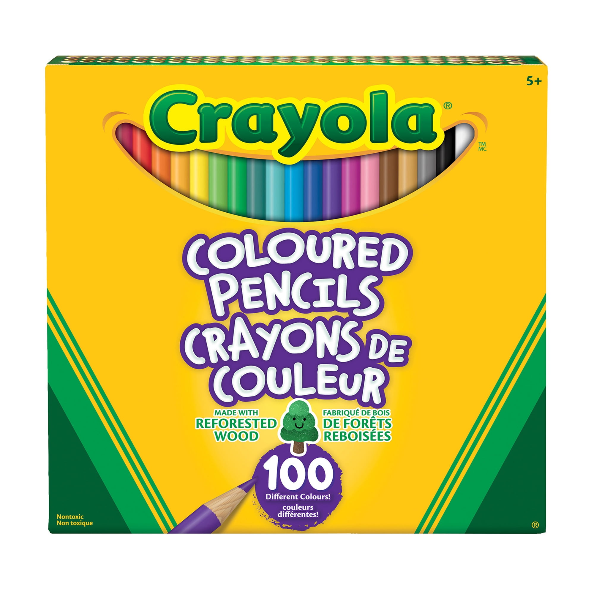 6 Packs: 100 ct. (600 total) Crayola® Colored Pencils - Walmart.com