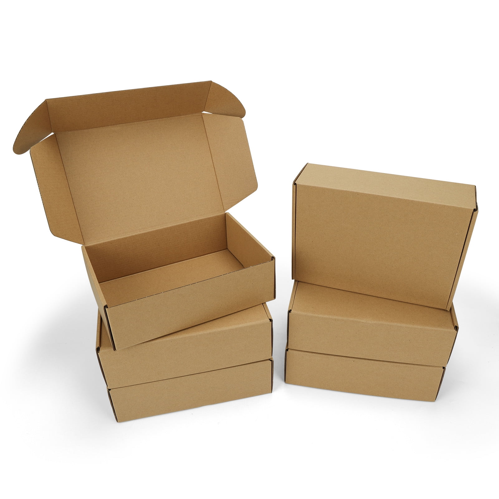 6 Packs 10x7x3 Shipping Boxes,Cardboard Boxes for Small Business ...