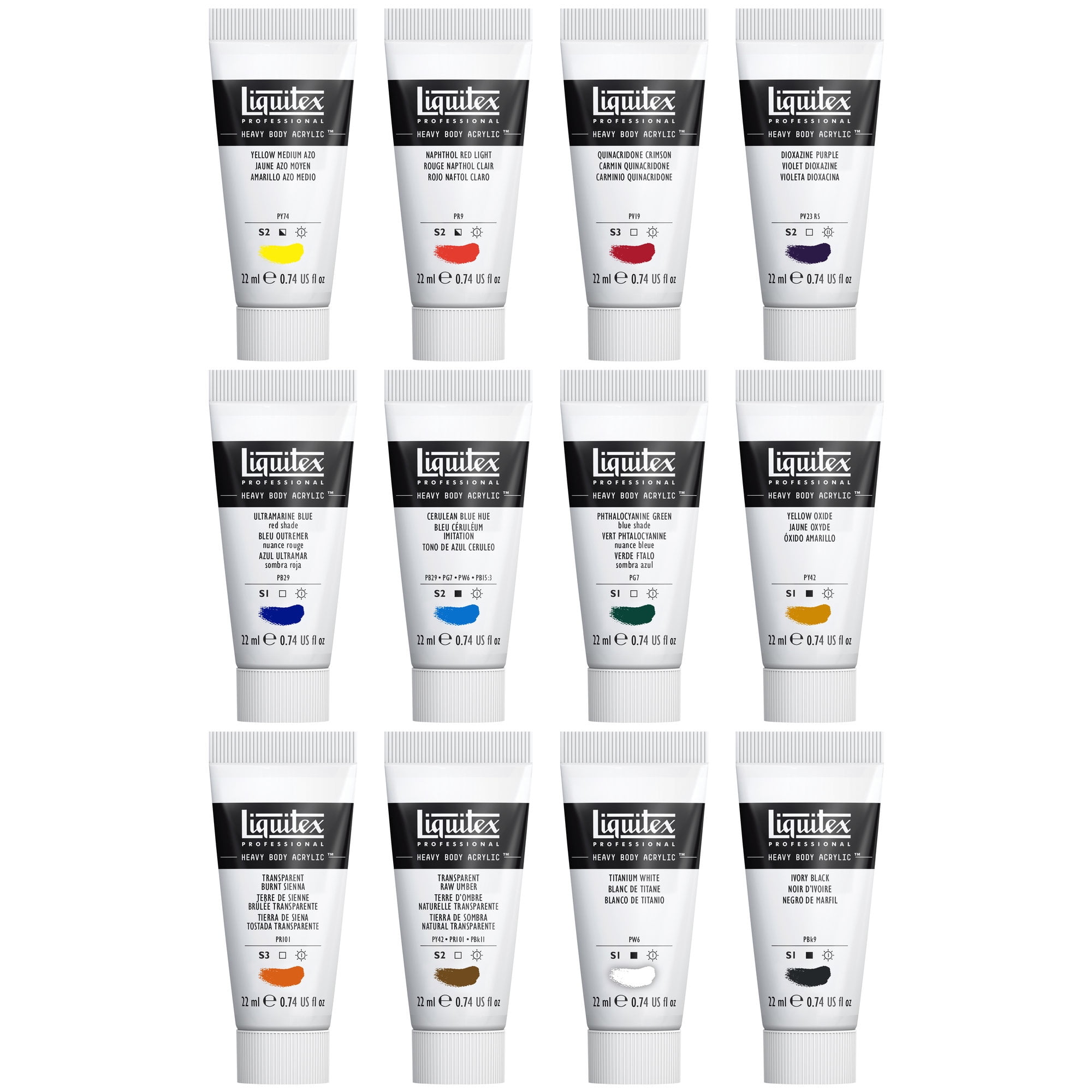 6 Packs: 12 ct. (72 total) Liquitex® Professional Heavy Body™ Acrylic ...