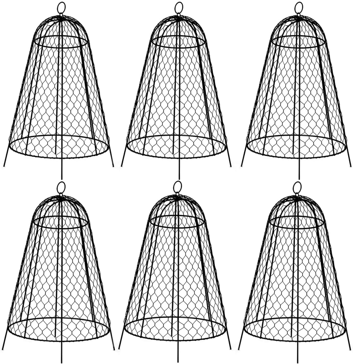 (6 Packs) 14" D x 20" H Garden Cloches for Plants, Plant Cloche and ...