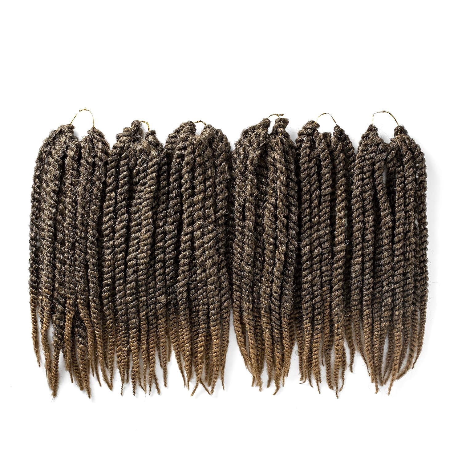 6 Packs 18 Inch Havana Crochet Hair Extensions Mambo Senegalese Crochet ...
