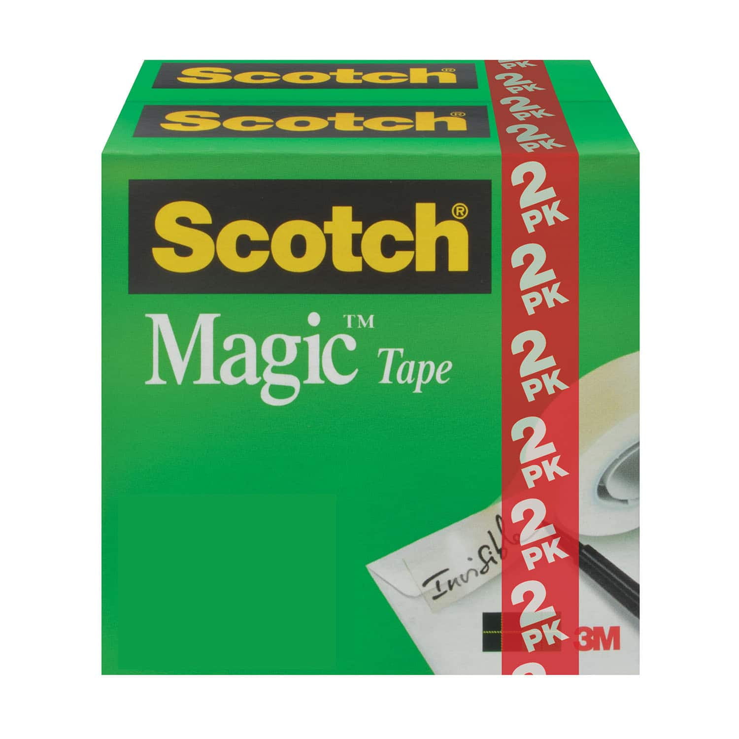 6 Packs: 2 ct. (12 total) Scotch® Magic™ Invisible Tape - Walmart.com