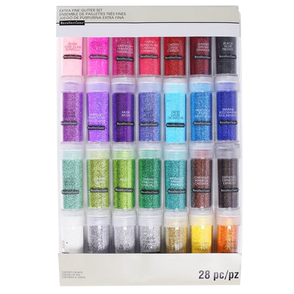 Recollections Signature Extra Fine Glitter Set, 6 Packs: 28 ct. (168 ...