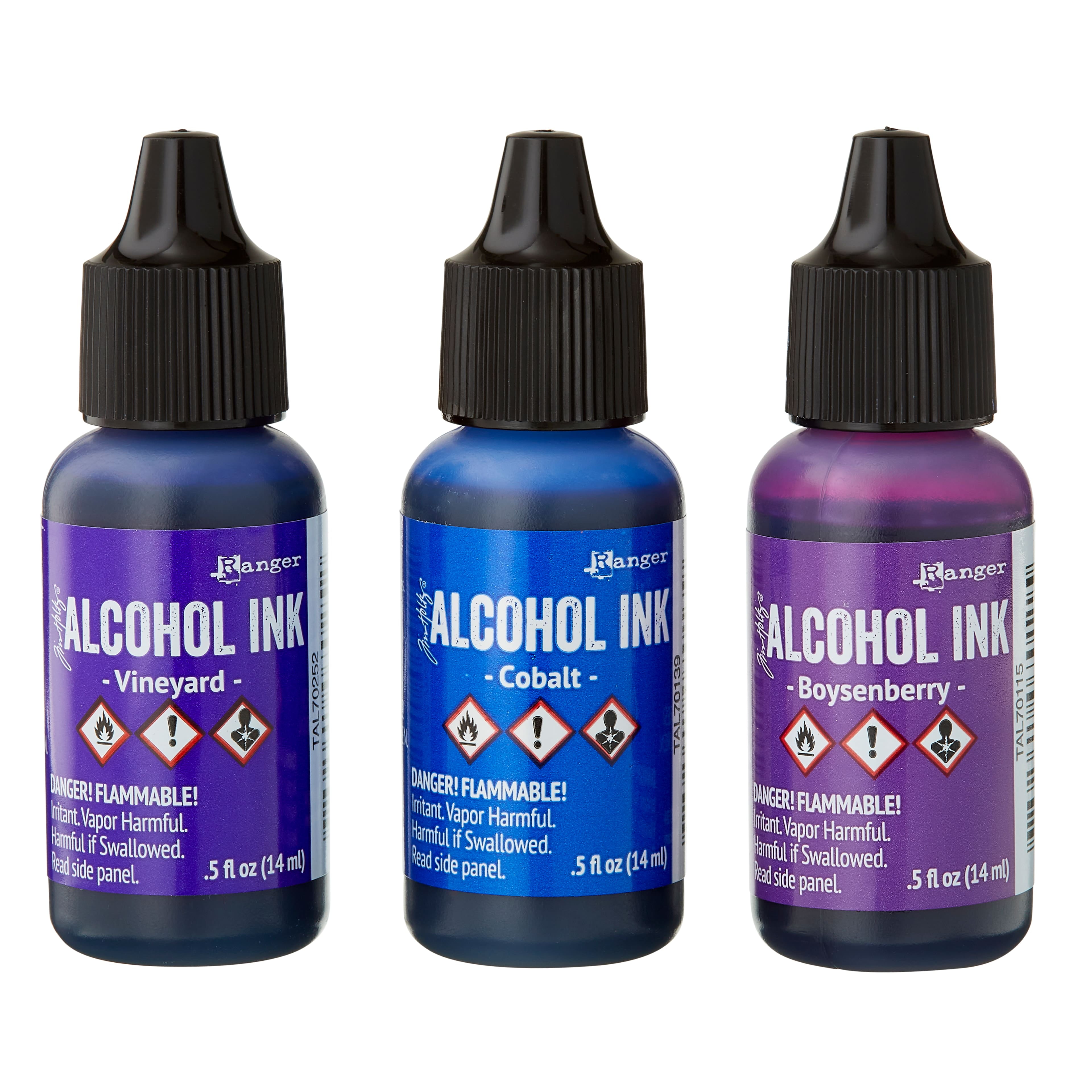 6 Packs: 3 ct. (18 total) Tim Holtz® Indigo & Violet Spectrum Alcohol ...