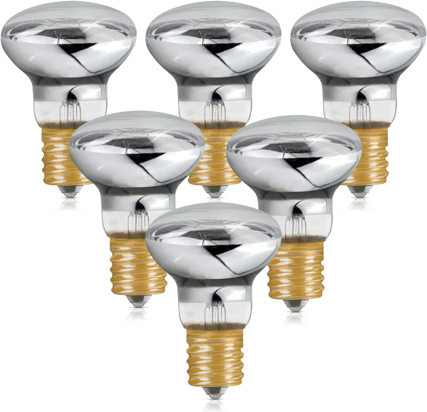 6 Pack Lava Lamp Bulb 120V R39 E17 30W Reflector Type Bulb,Glitter ...