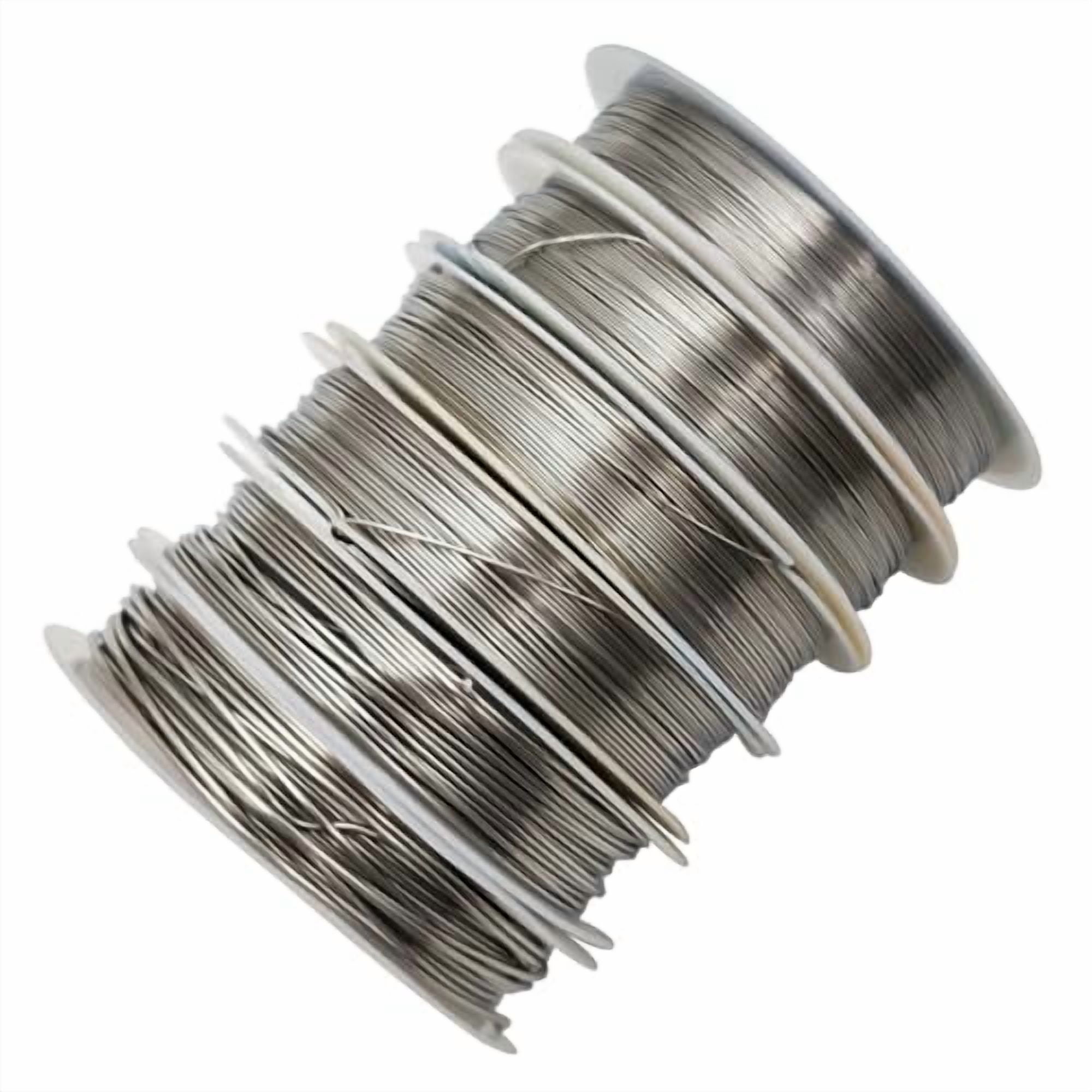 6 Packs 304 Stainless Steel Craft Wire Mixed Sizes Bendable Metal Wire ...