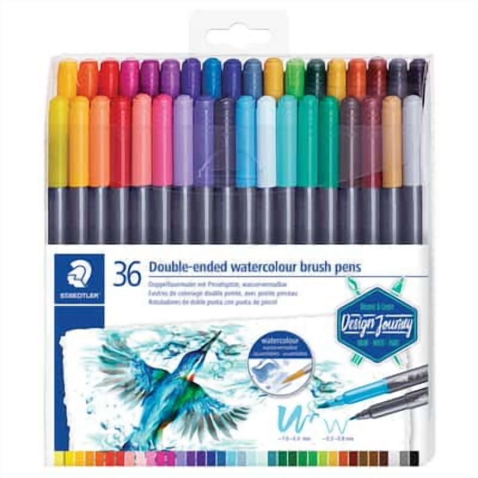 6 Packs: 36 ct. (216 total) Staedtler® Double Ended Watercolor Brush ...