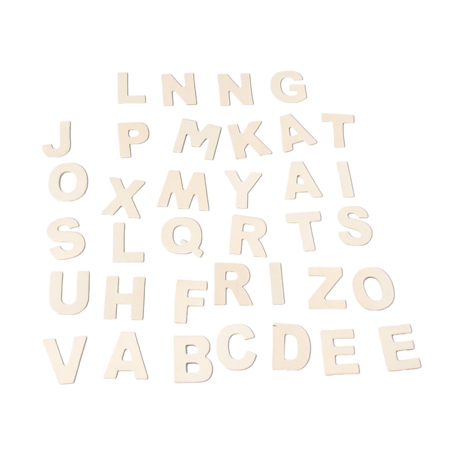 6 Packs: 36 ct. (216 total) Wood Letter Set by Make Market - Walmart.com