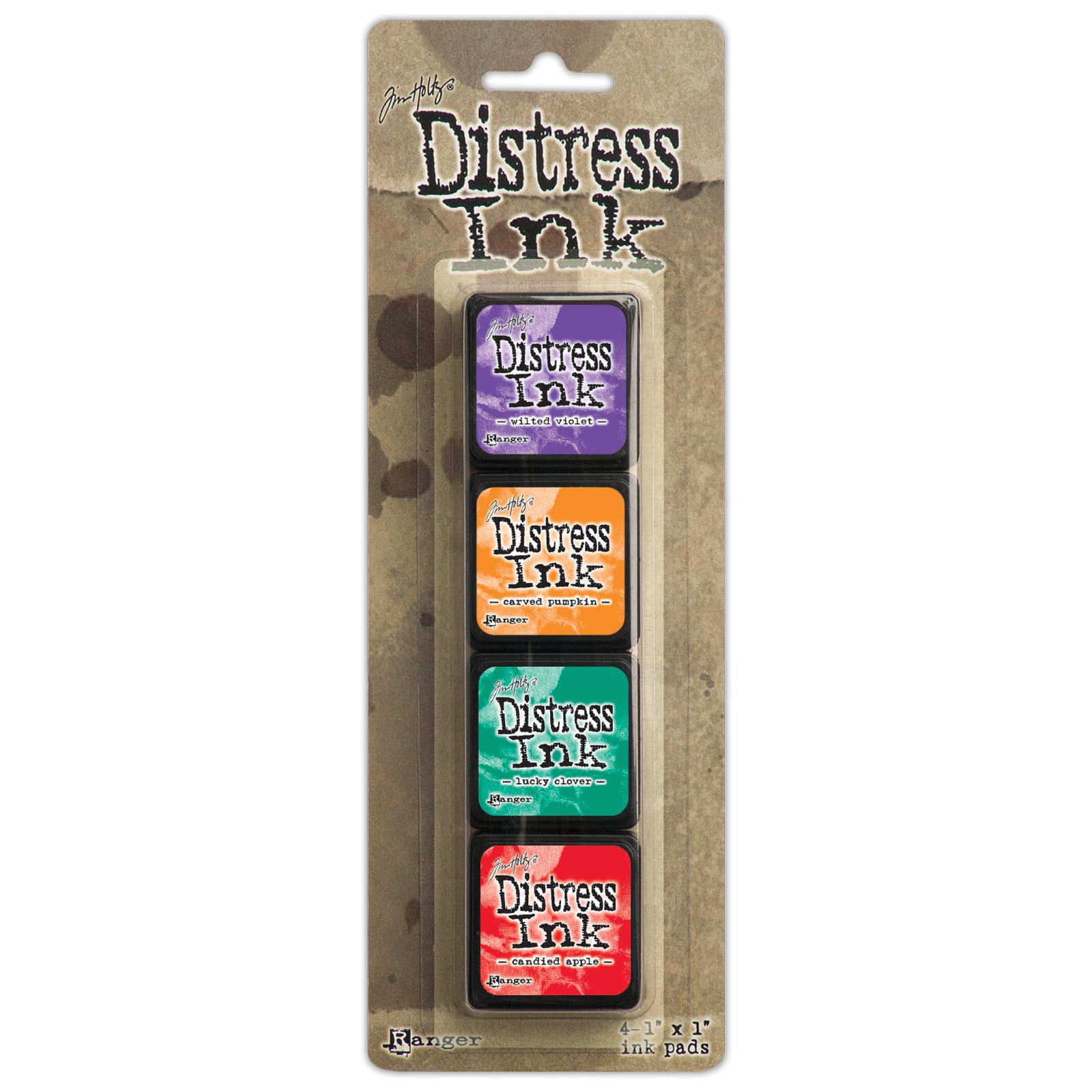 Tim Holtz Mini Distress Ink Pad, Kit 15, 6 Packs: 4 ct. (24 total ...