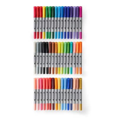 6 Packs: 48 ct. (288 total) Dual Tip Permanent Markers by Artist's Loft ...
