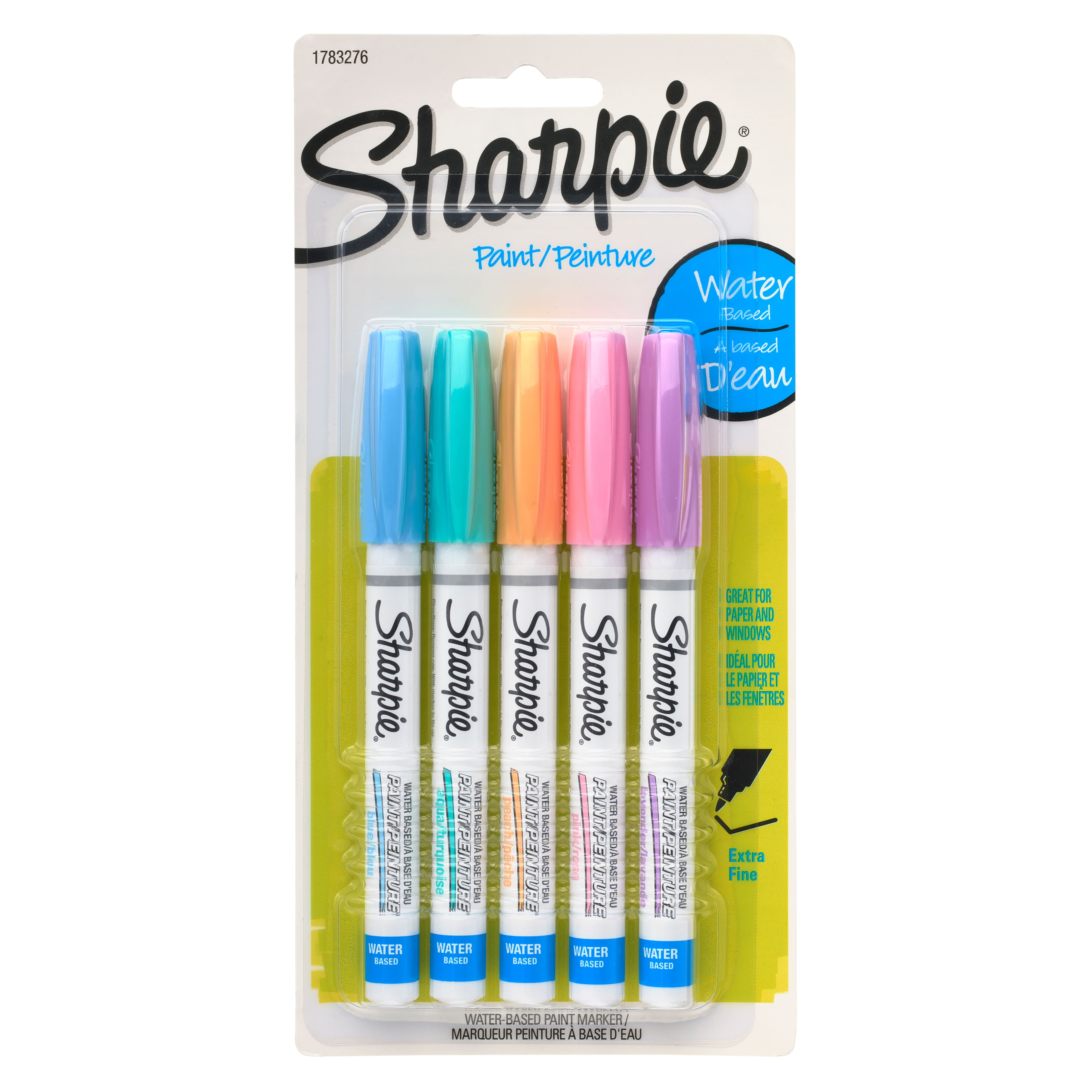 6 Packs: 5 ct. (30 total) Sharpie® Water-Based Extra Fine Point Pastel ...