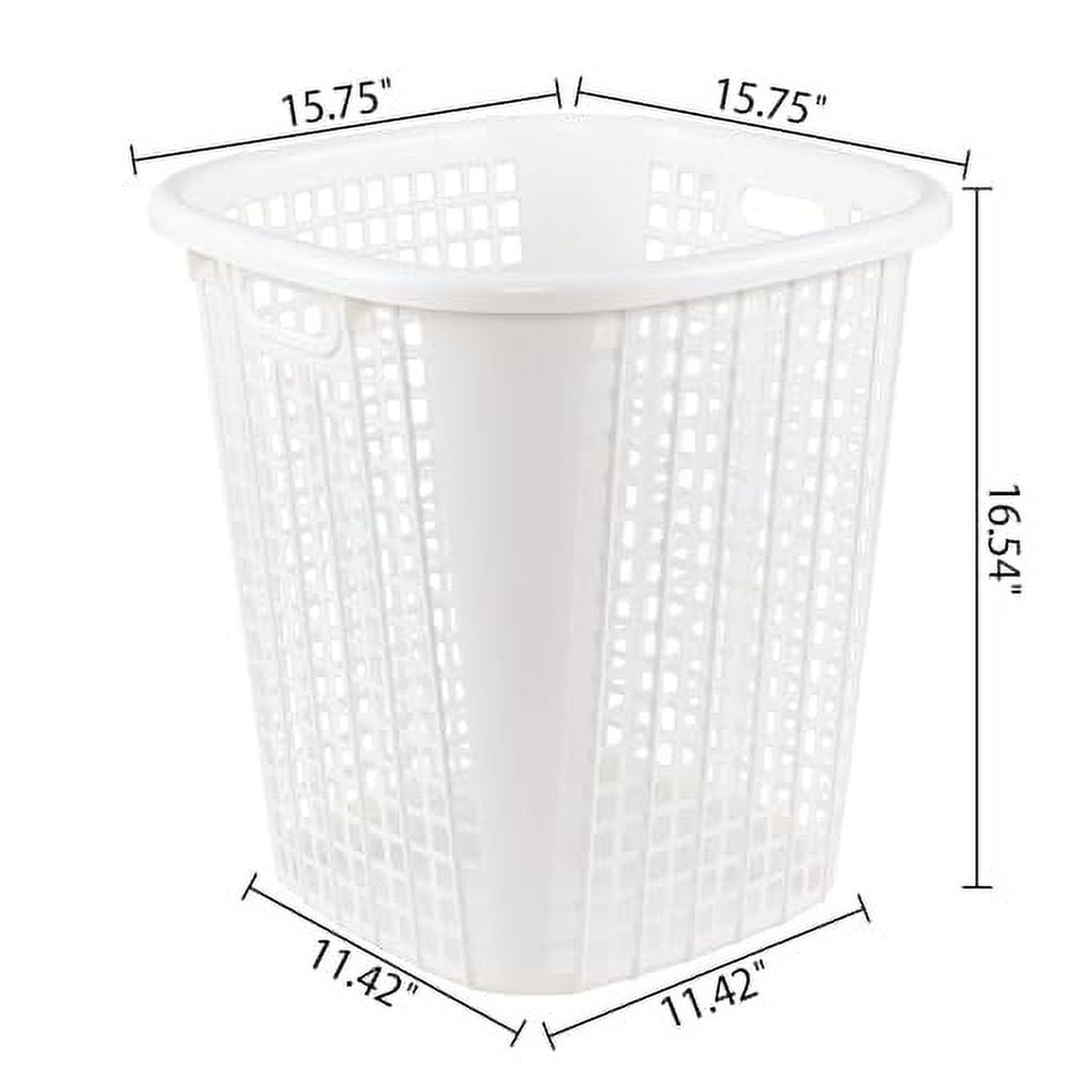 6 Packs 50 L Large Plastic Dirty Clothes Hampers, Plastic Clothes ...