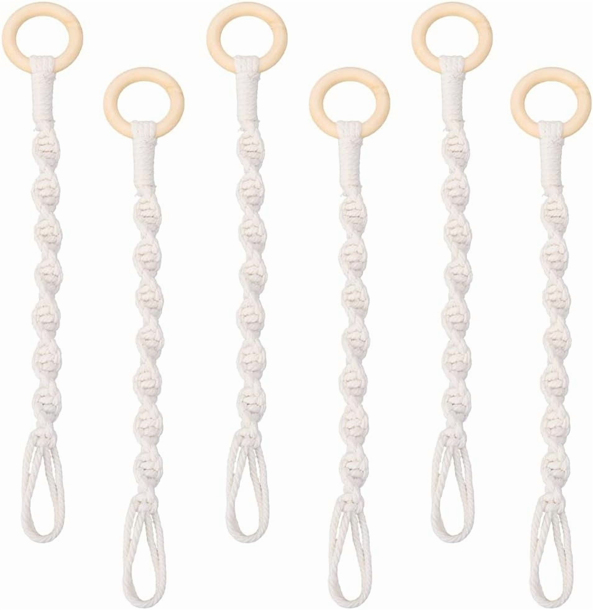 6 Packs Adjustable Macrame Plant Hanger Extenders Hanging Plant ...