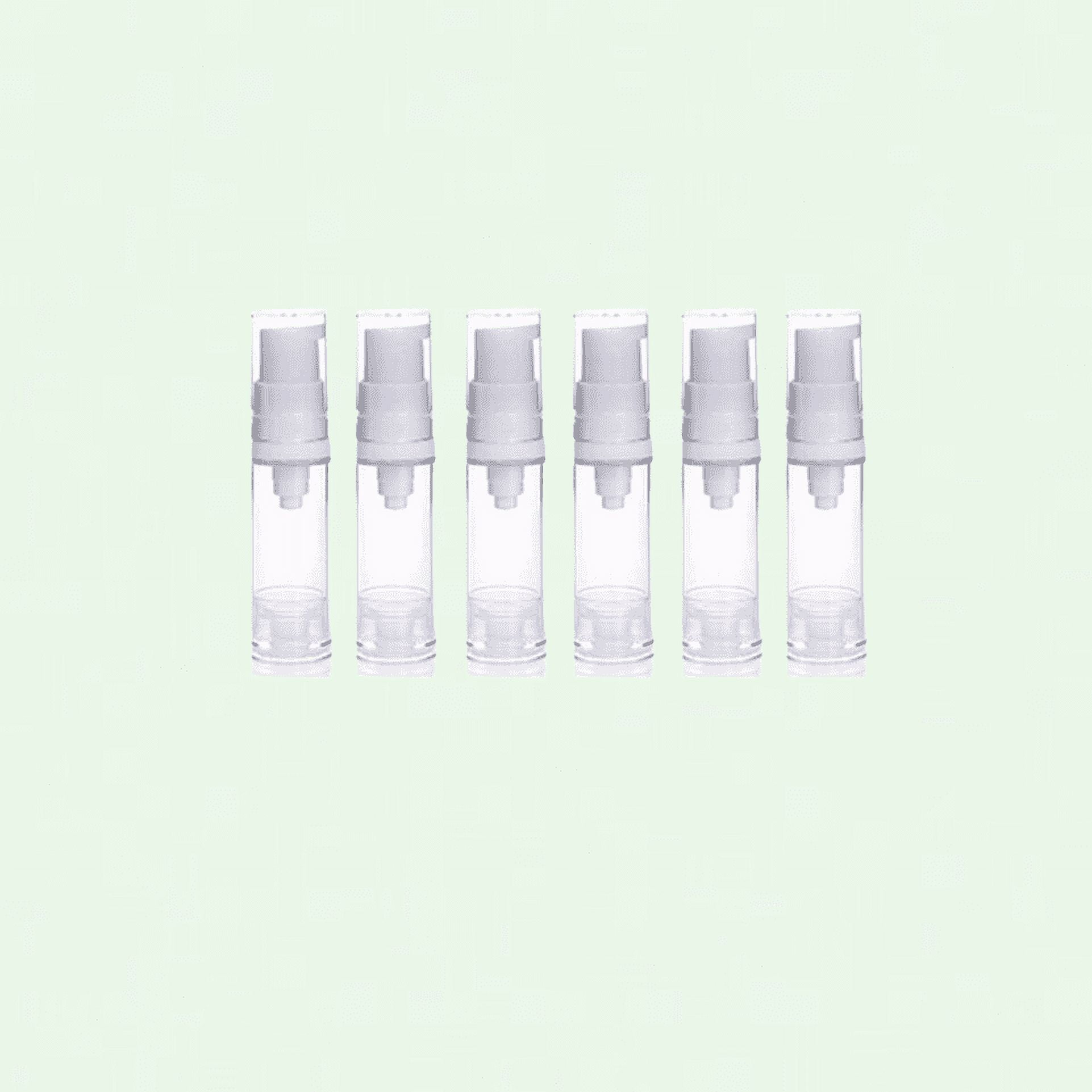 6 Packs Airless Pump Bottles, Travel Cream Pump Bottles for Liquid ...