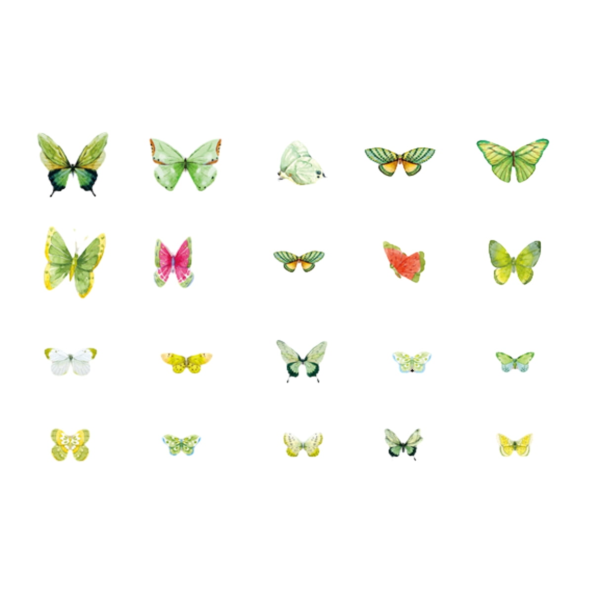6 Packs Butterflies Stickers Flower Stickers for Kids Stickers Insects ...