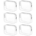 6 Packs Clear Cosmetics Bags for Women Men Waterproof Toiletry Bags PVC ...