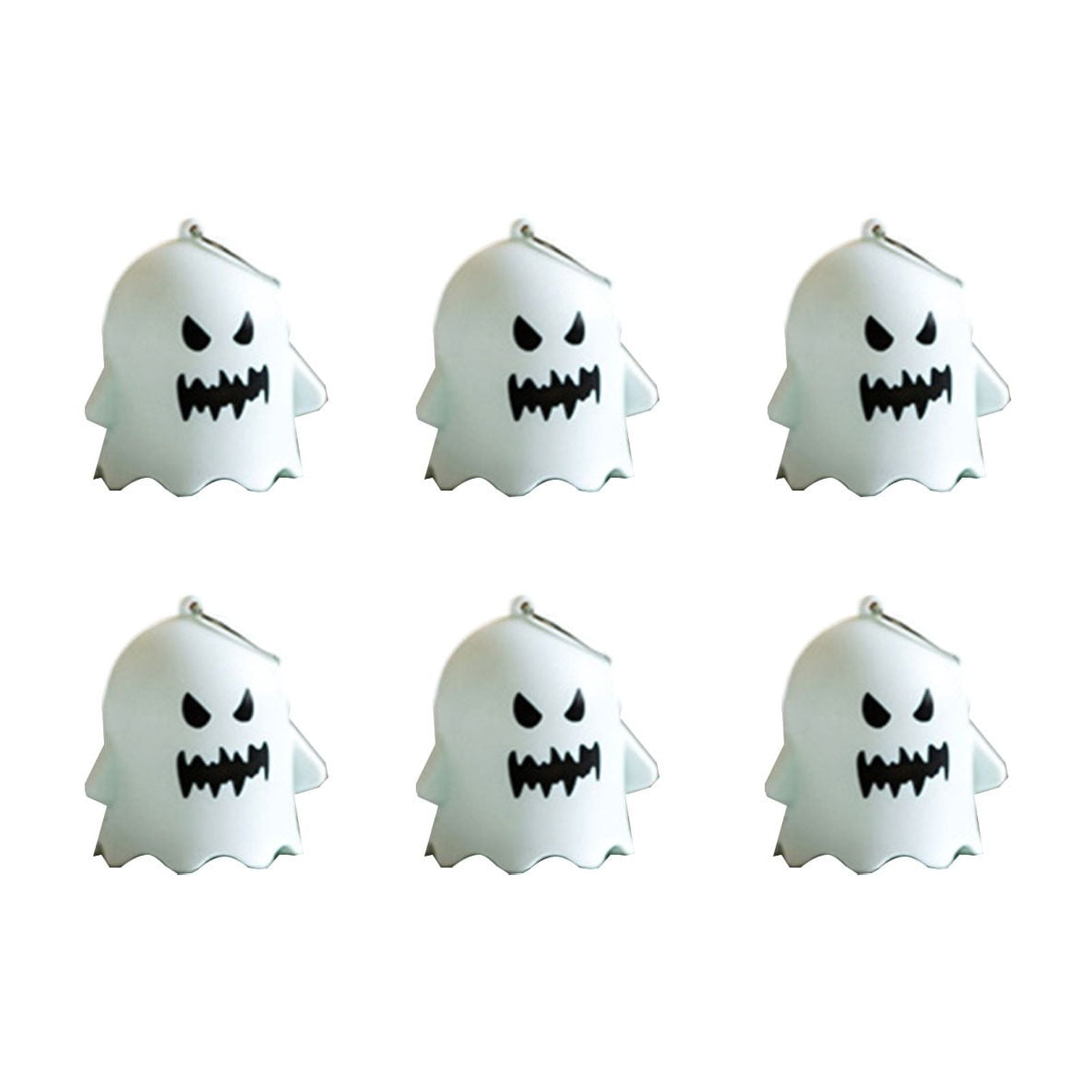 6 Packs Cute Halloween Ghost Night Light, White Ghosts Decorative Lamp ...