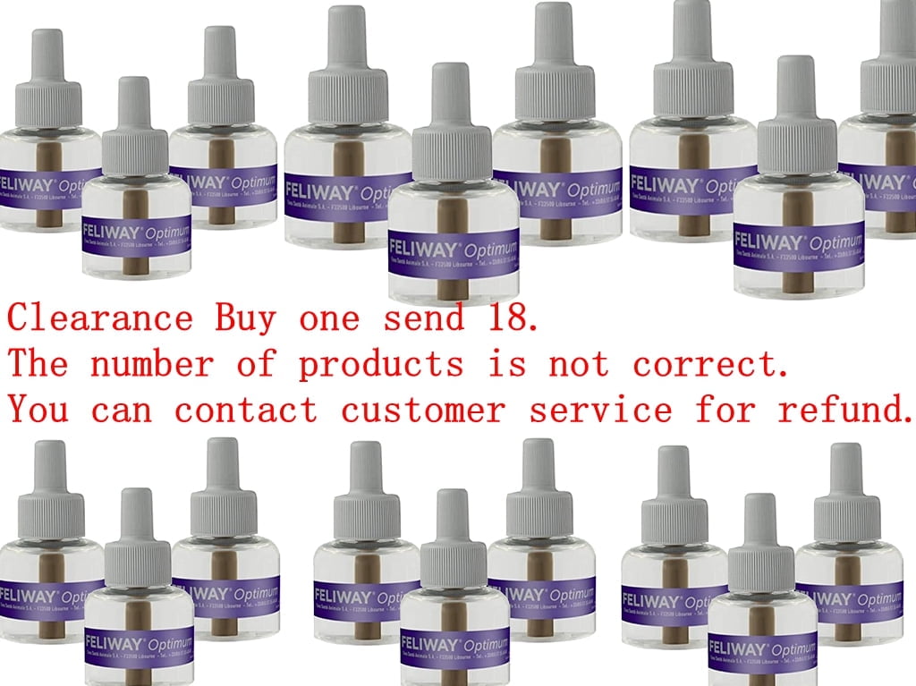 6 Packs FELIWAY MultiCat Calming Pheromone, 30 Day Refill - Cat Calming ...