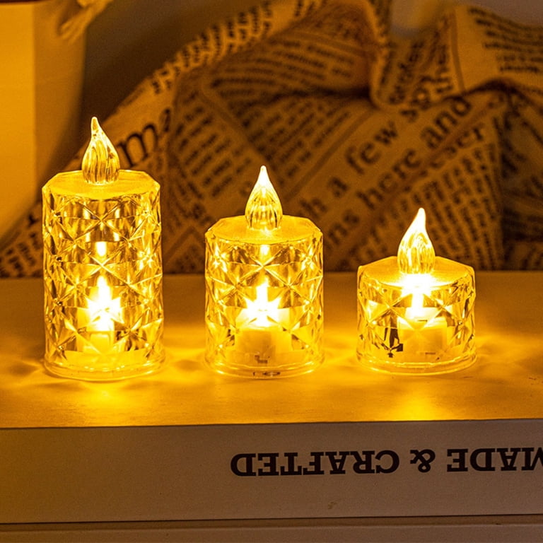 Small Battery Operated Tea Lights Mini LED Tea Light Candle Battery