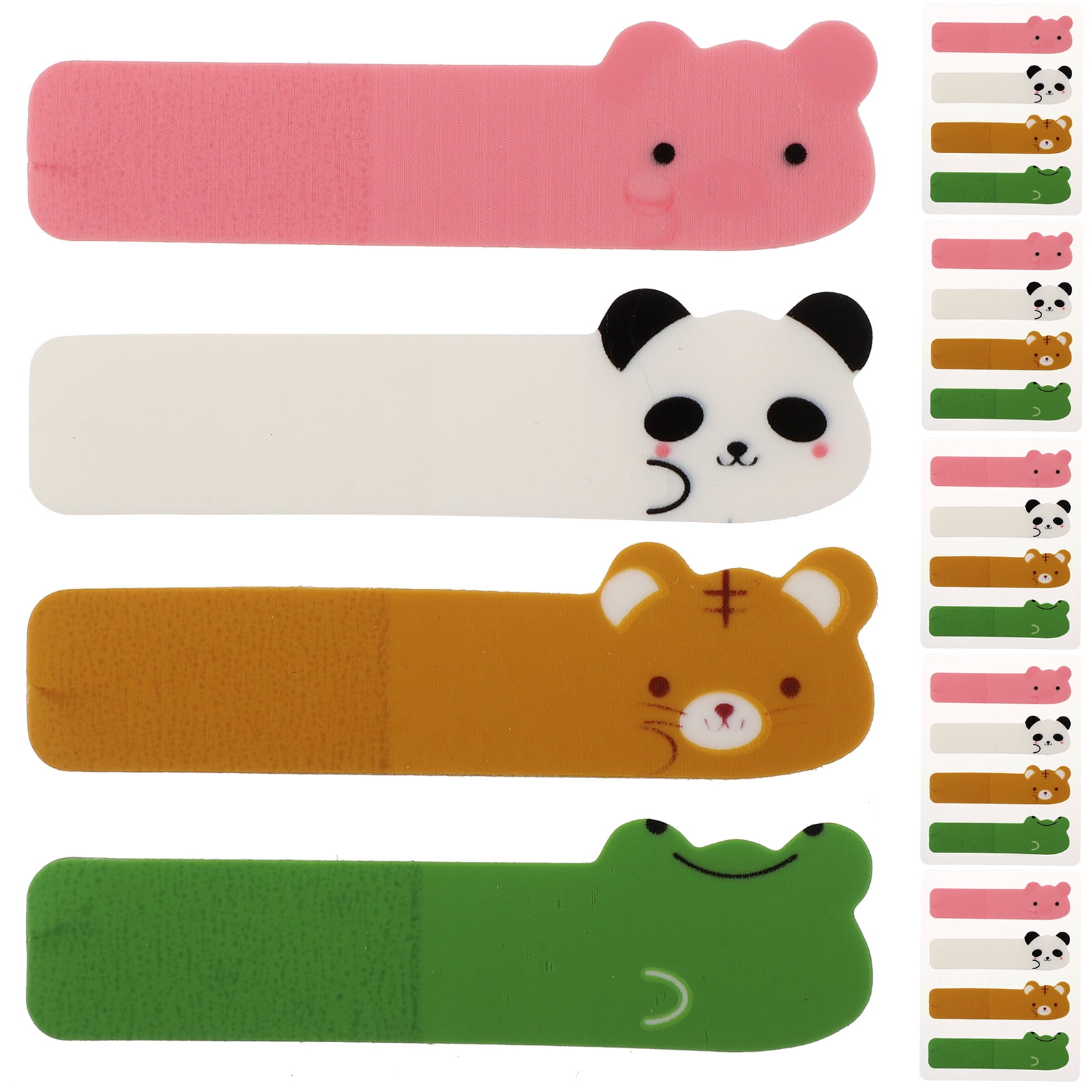 6 Packs Fluorescent Transparent Label Labels Paper Page Marker Sticker ...