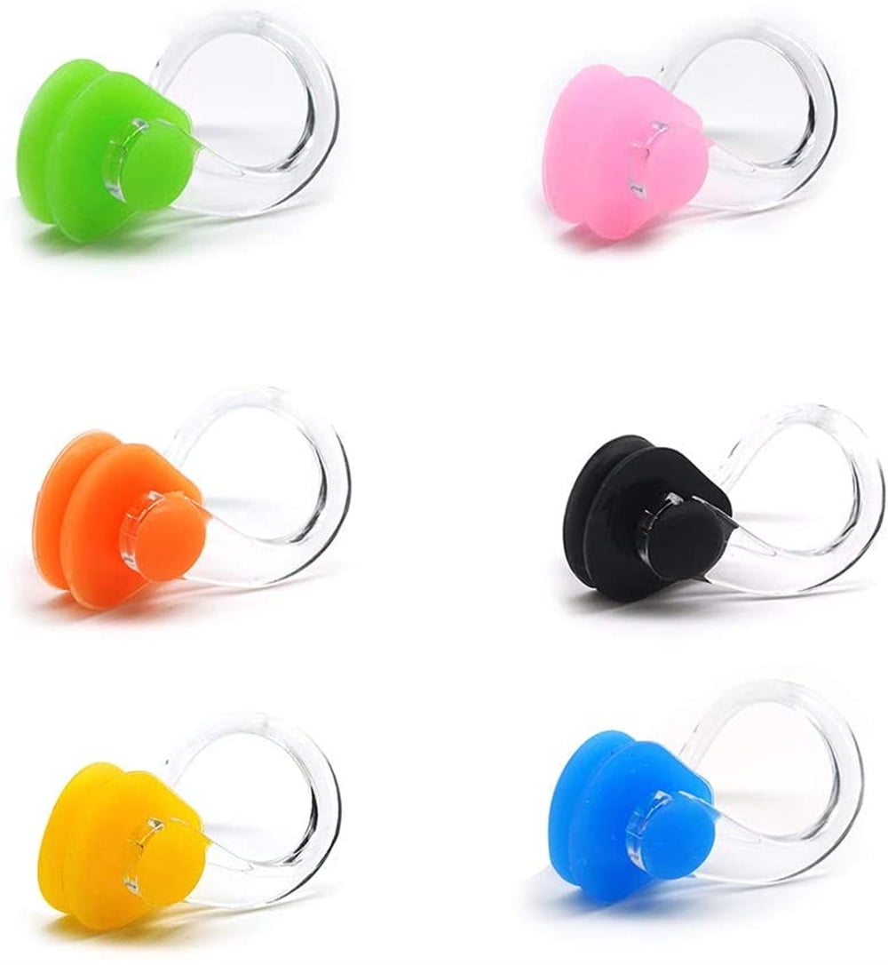 6 Packs Kids Swimming Nose Clips, Swim Nose Plug by Casewin- Silicone ...