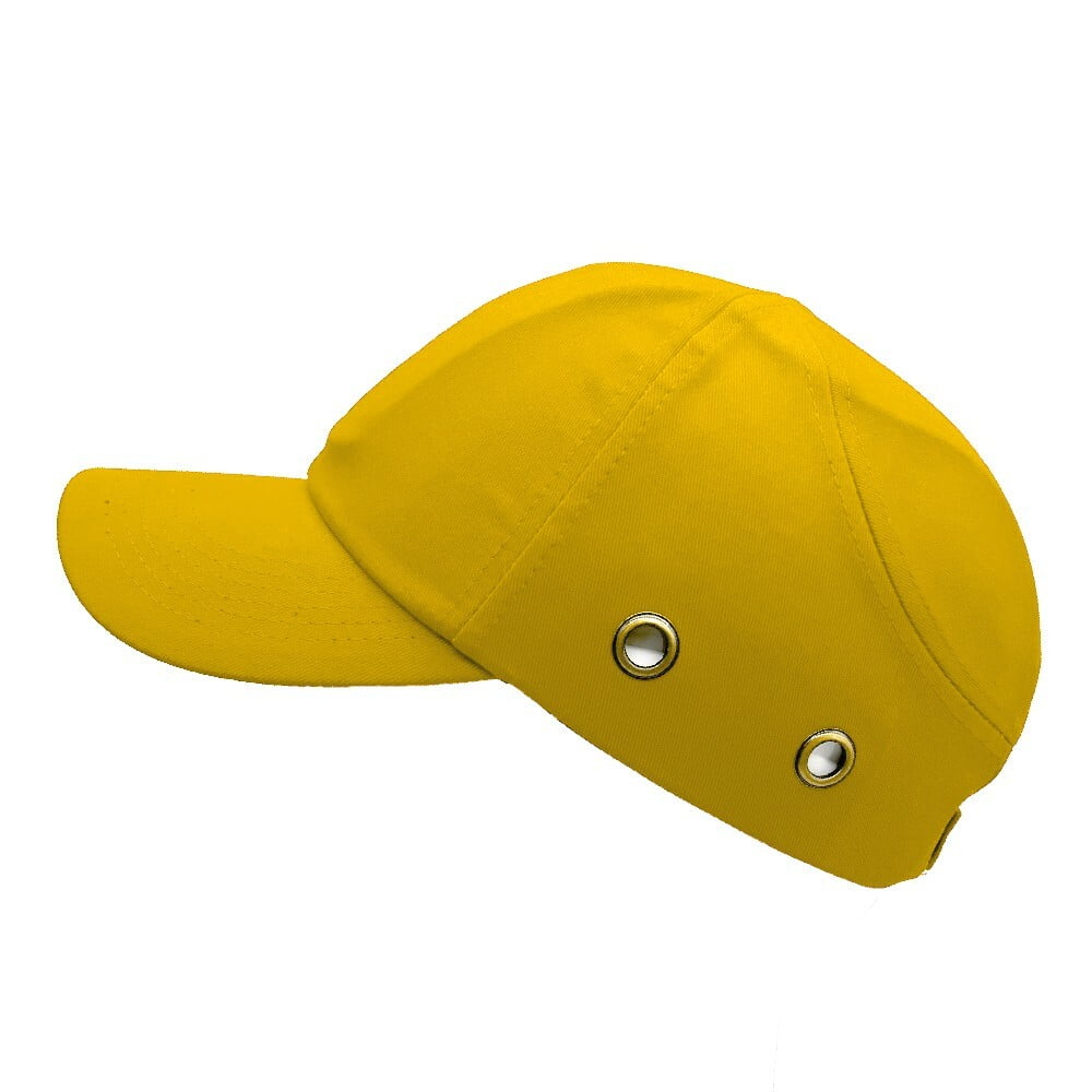 6 Packs - Lucent Path Yellow Baseball Bump Cap - Safety Hard Hat ...