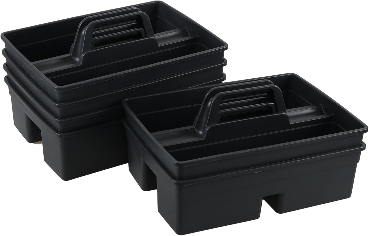 6 Packs Plastic Cleaning Tool Caddy with Handle, Cleaning Carry Caddy ...