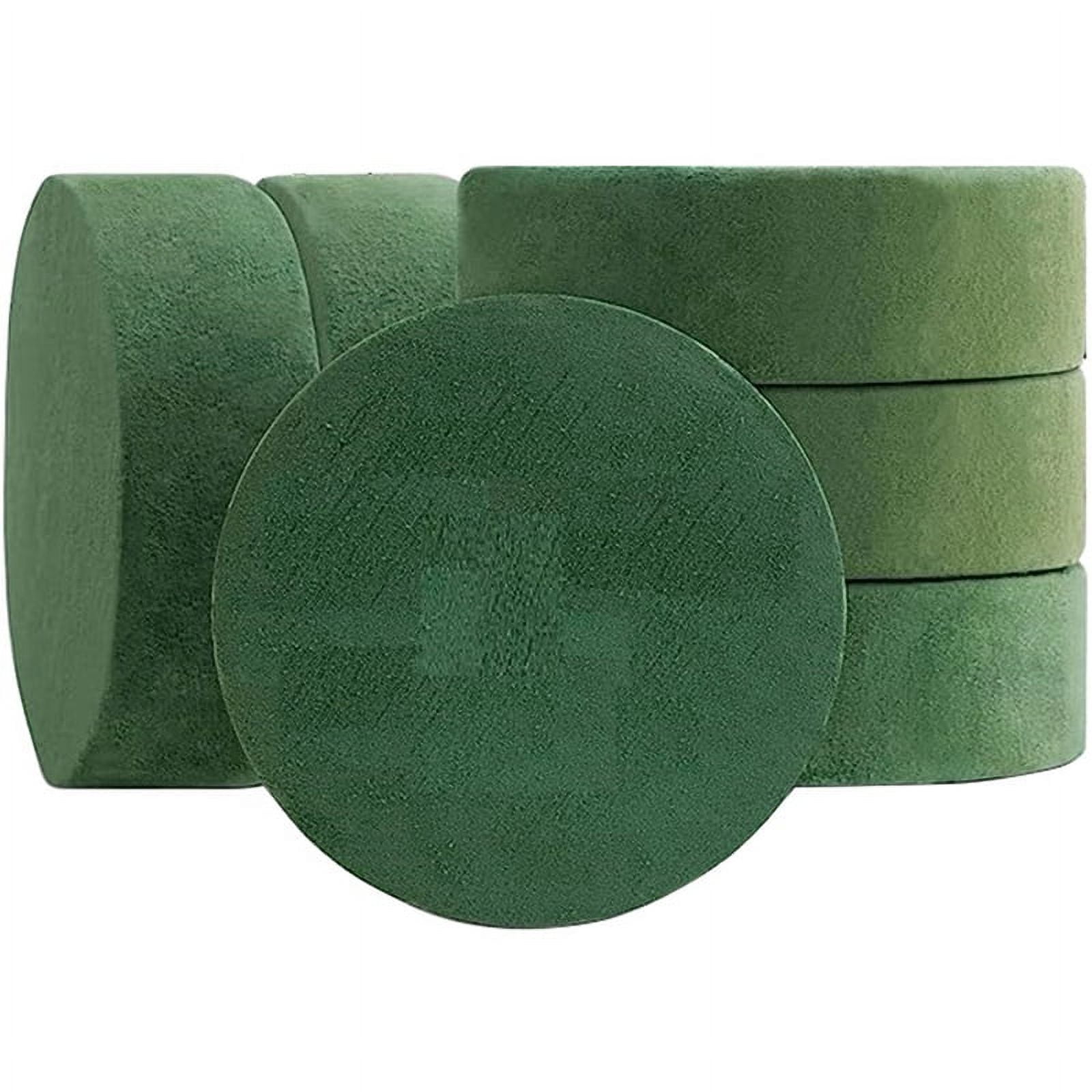 6 Packs Round Floral Foam Blocks,6.5In Dry Floral Foam for Artificial ...