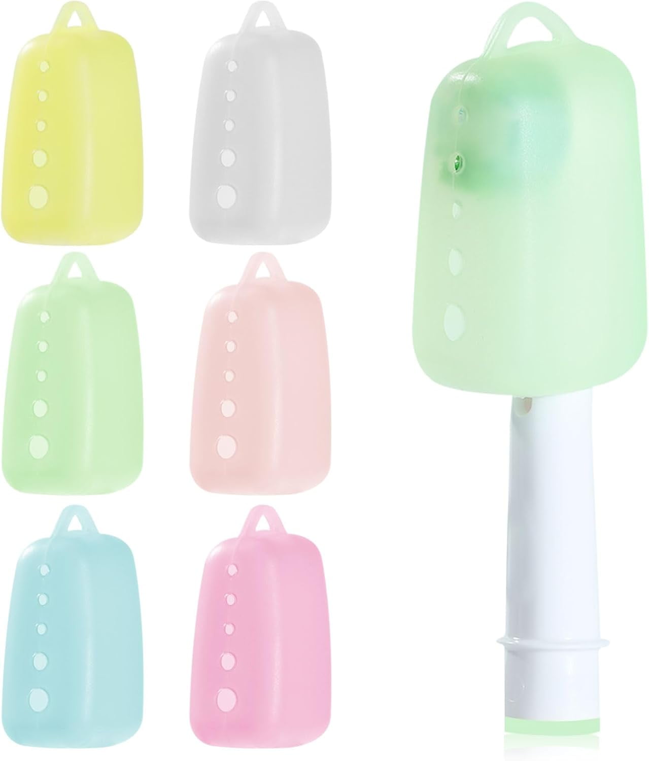 6 Packs Silicone Toothbrush Covers, Tooth Brush Cover Cap for Electric ...