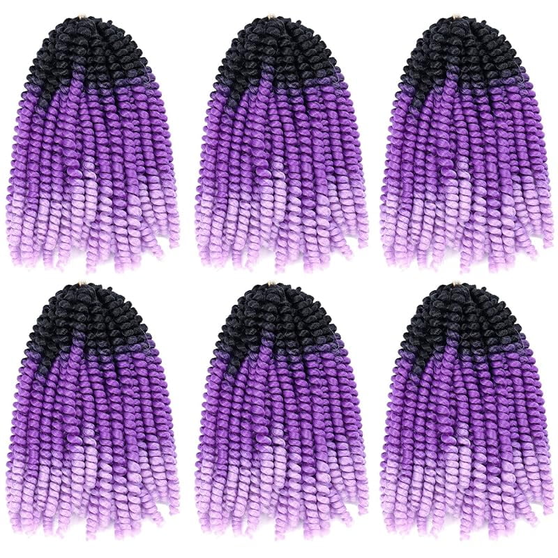 6 Packs Spring Twist Braiding Hair Spring Twists Bomb Twist Hair ...