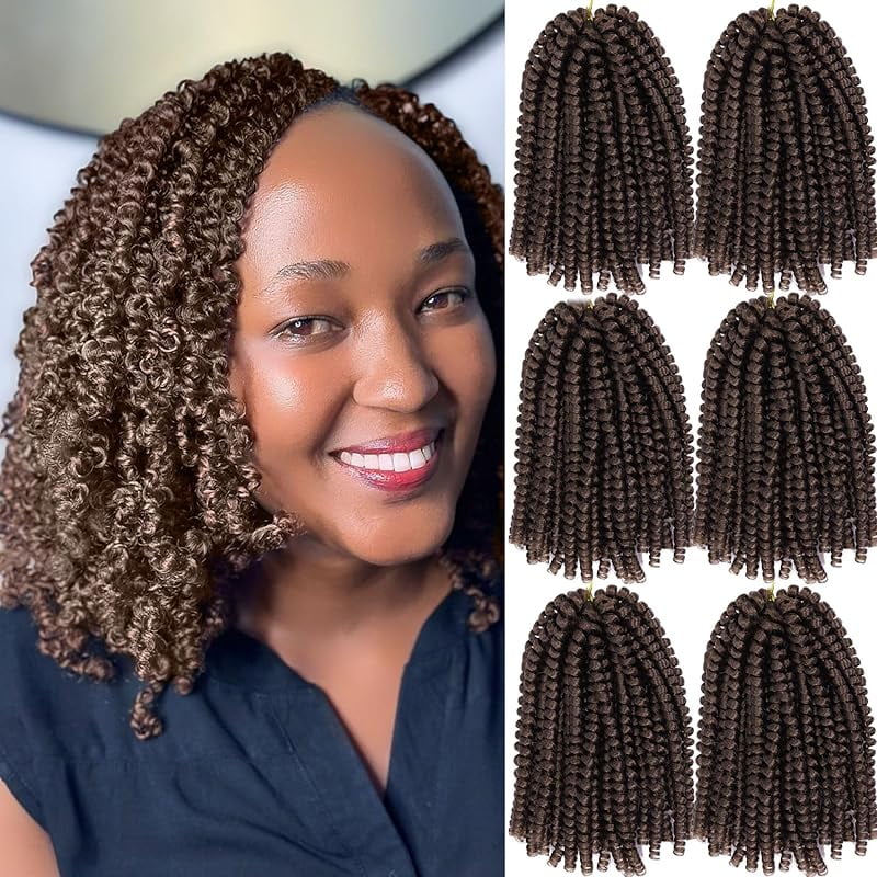 6 Packs Spring Twist Braiding Hair Spring Twists Bomb Twist Hair ...