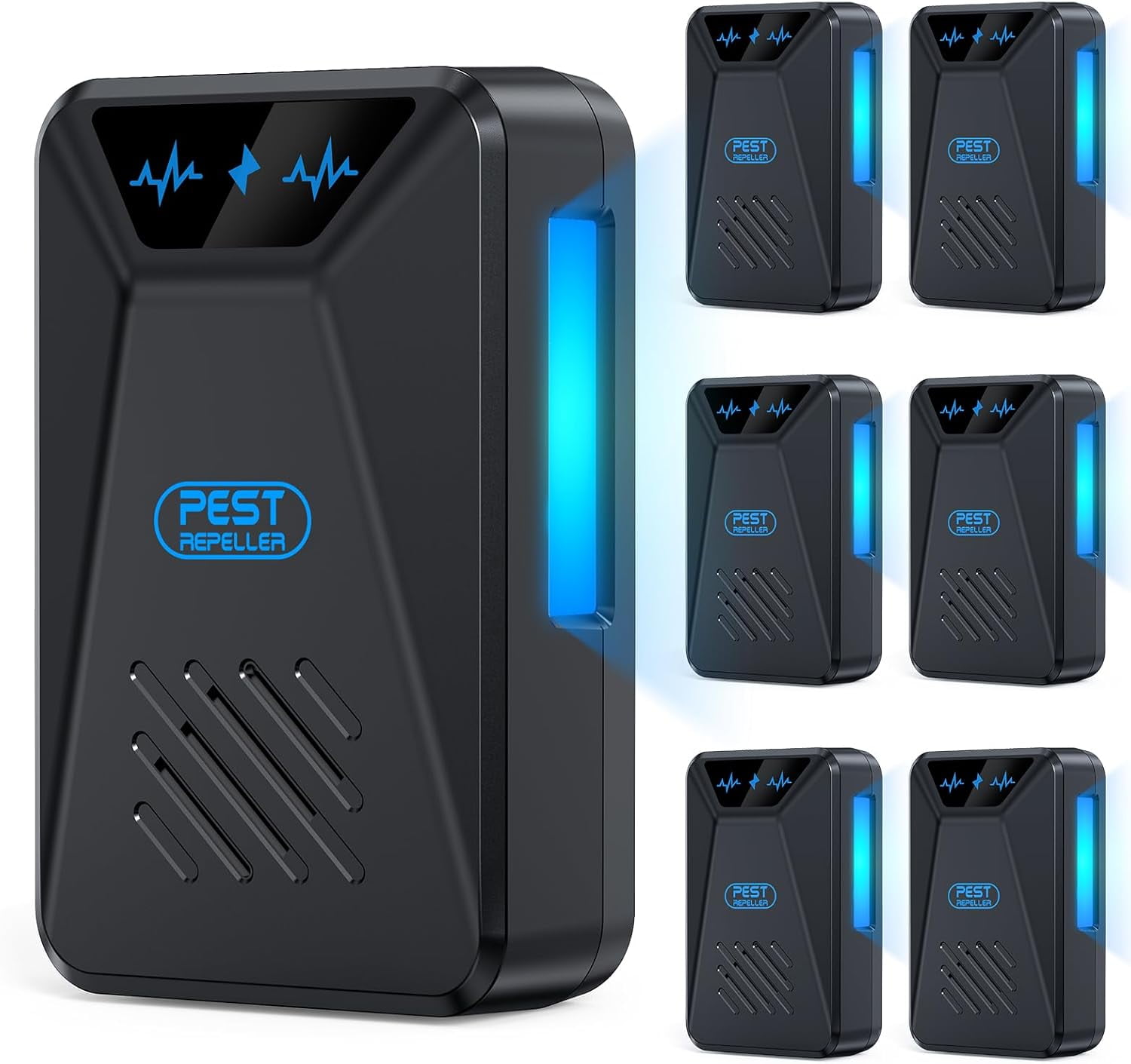 6 Packs Ultrasonic Pest Control ler, Electronic Pest lent Plug in ...