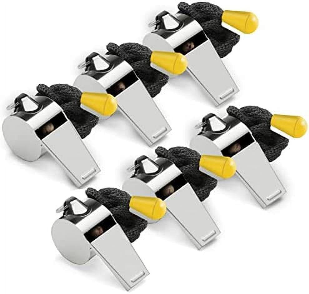 6 Packs Whistle for Coaches, Referees, Training Crisp Sound Whistle ...