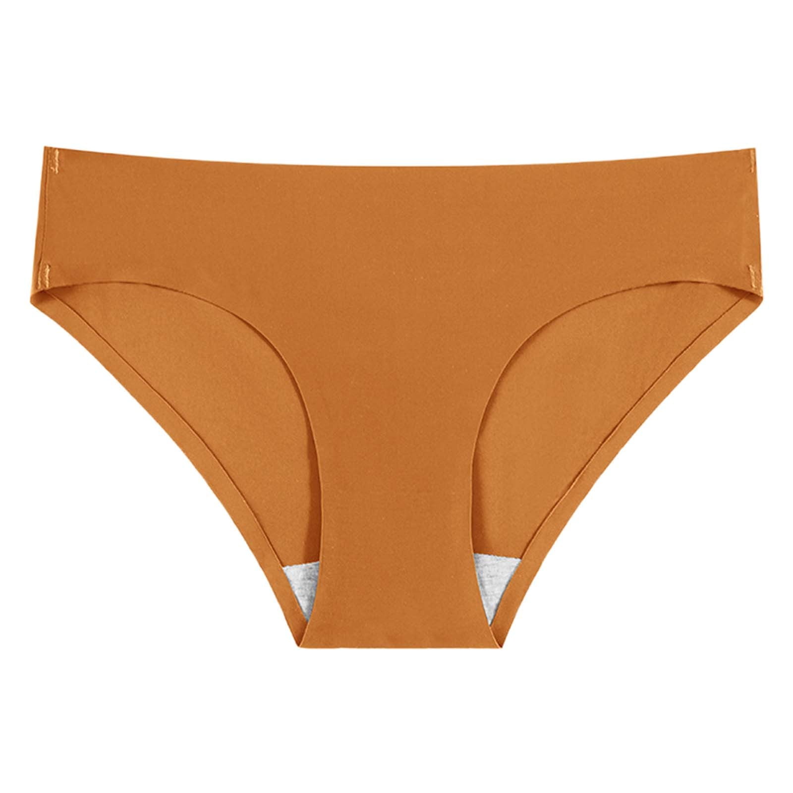 6 Packs Women's Underwear Seamless Low Waist Breathable Thong Thin ...