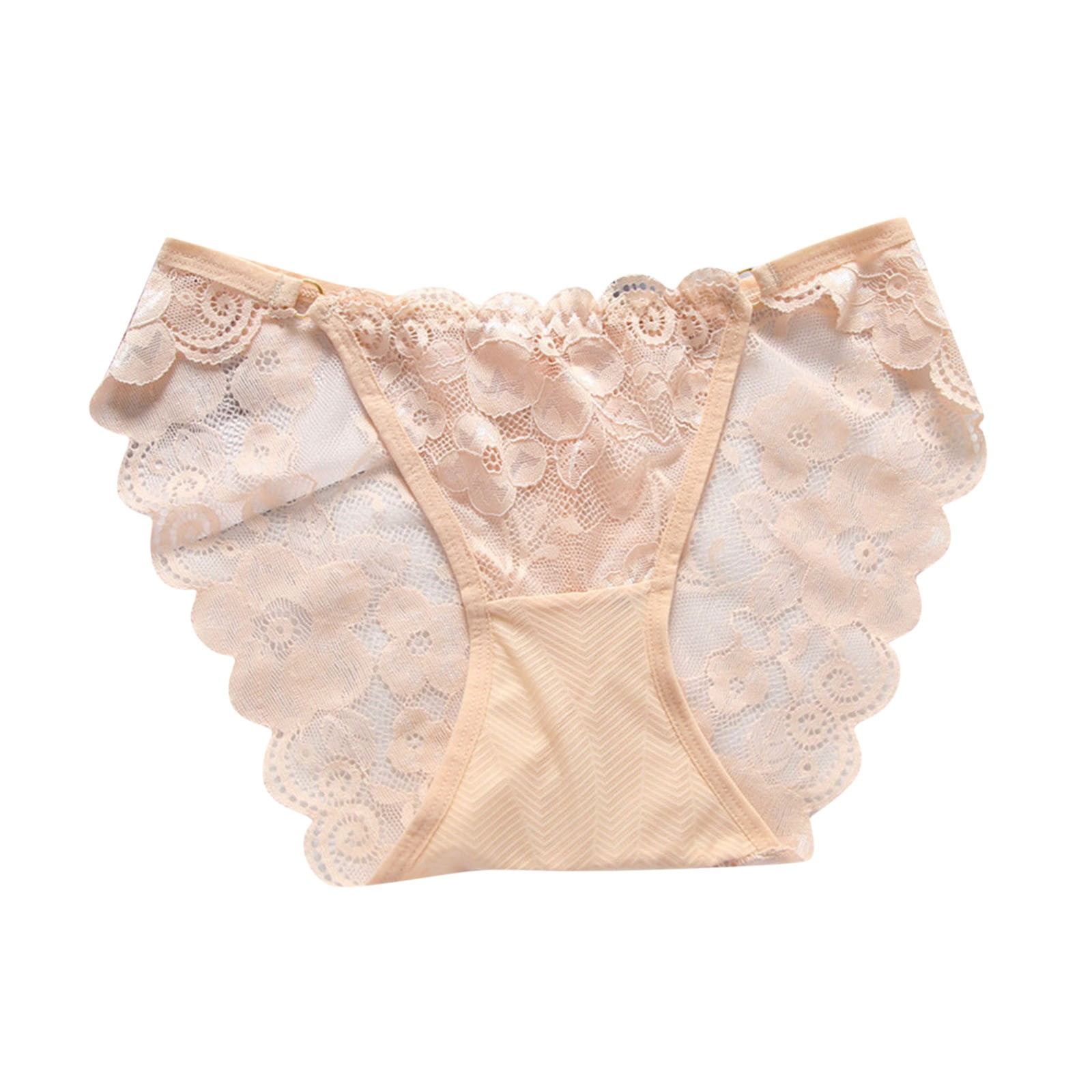 6 Packs Womens Underwear Breathable Lace Hollow Low Waist Cotton Crotch ...