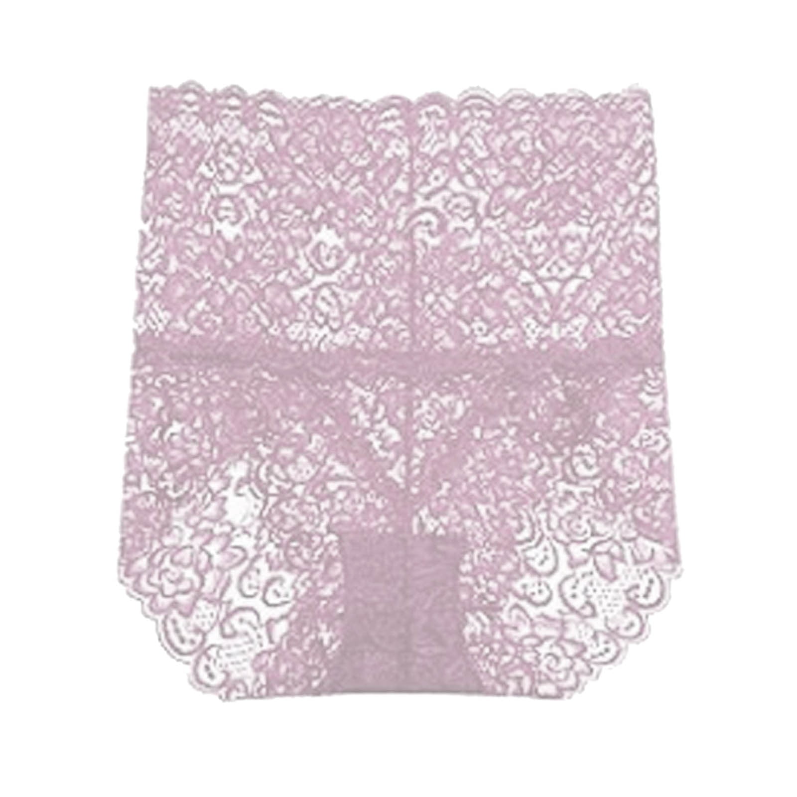 6 Packs Womens Underwear Low Waist Mesh Solid Color Cotton Crotch ...