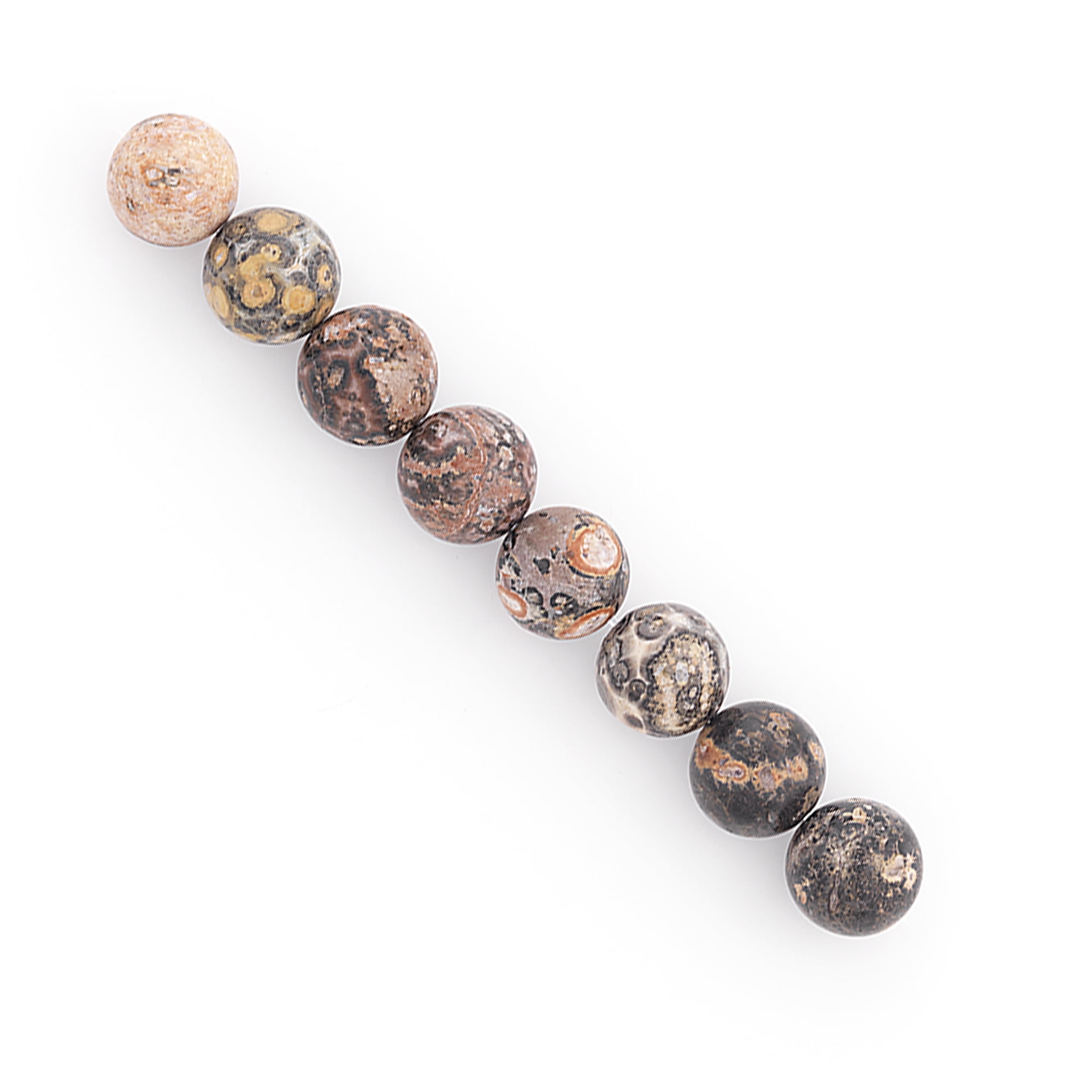 6 Packs of Leopard Jasper Beads Pack of 8 - Walmart.com