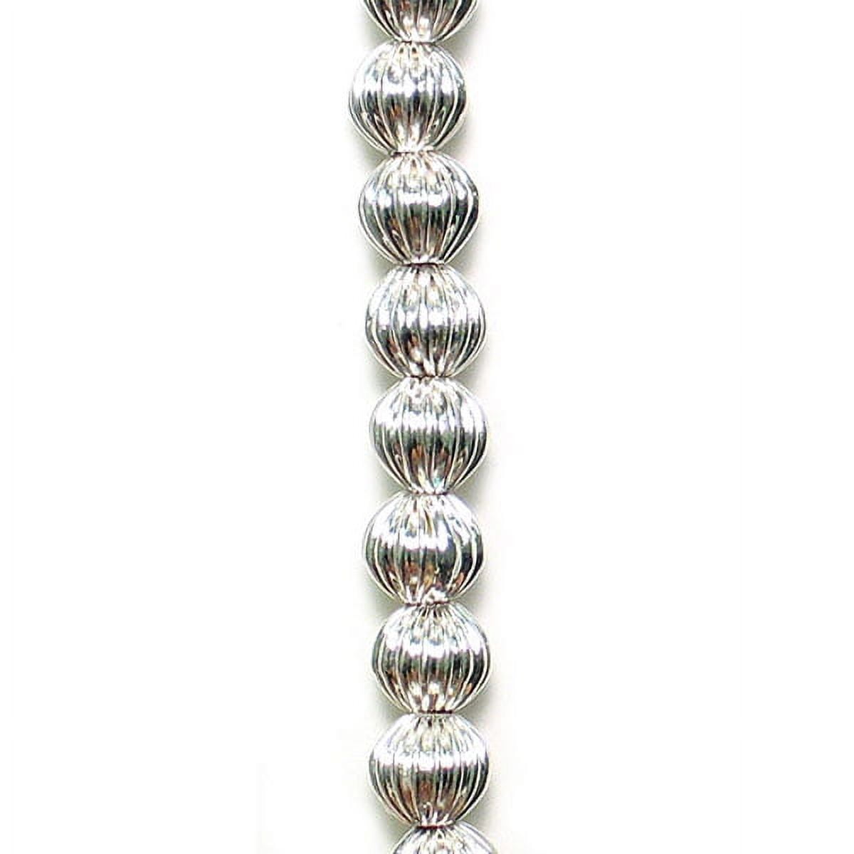 6 Packs of Pleated Metal Beads Pack of 13 - Walmart.com