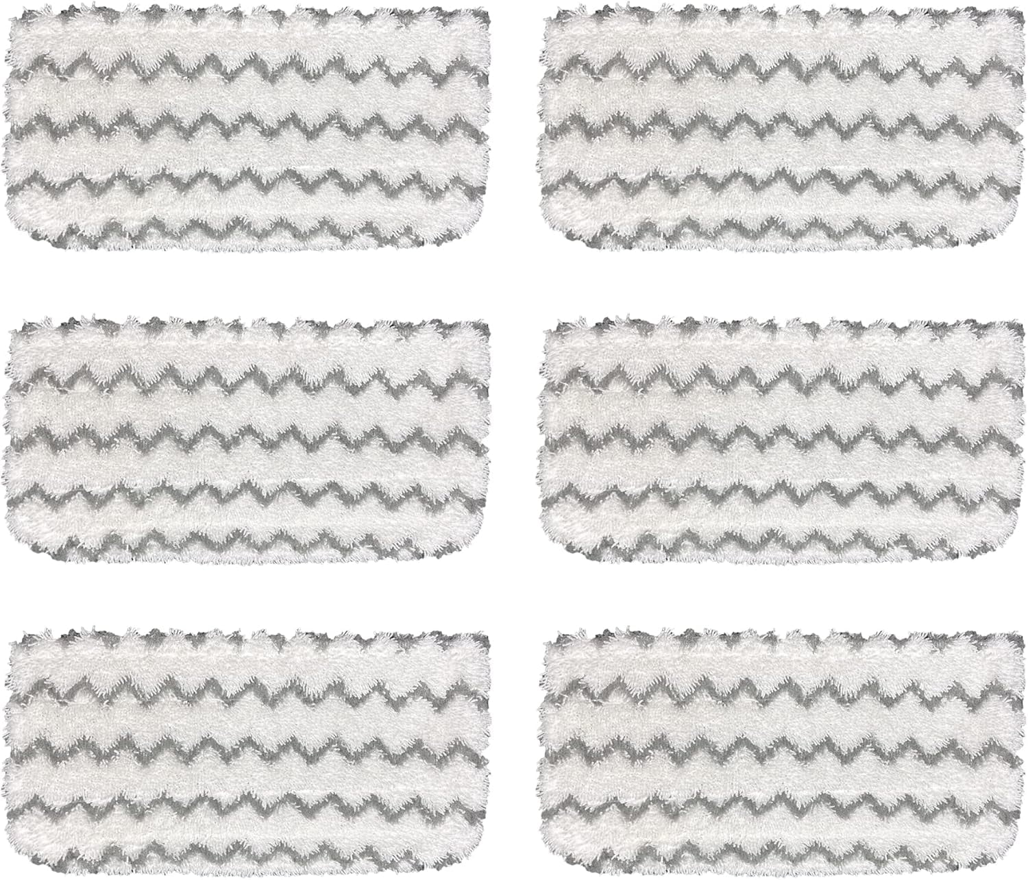 6 Packs of Replacement Washable Cleaning Pads, Fits for Shark Steam Mop ...