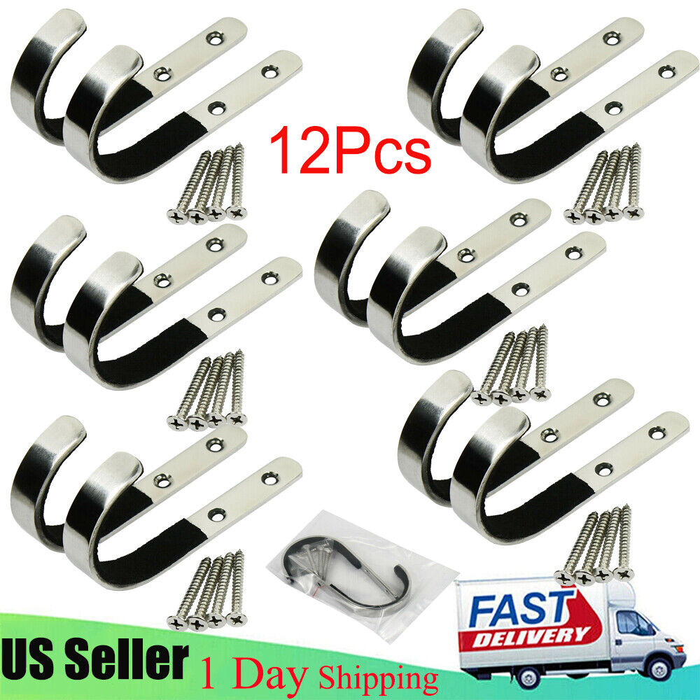 6 Pair Racks Hangers Hook Archery Bow Sword Wall Mount Storage ...