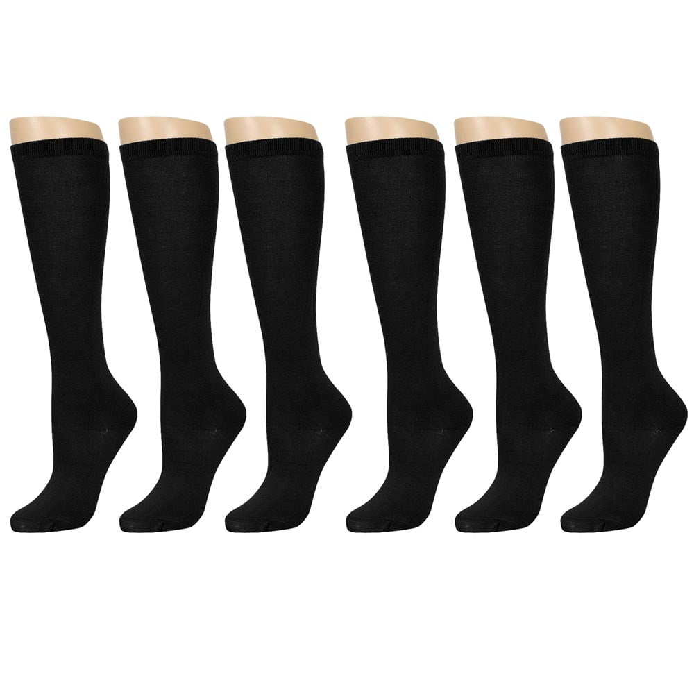 Customer reviews for 6 Pair Women Knee High Compression Sock Comfort ...