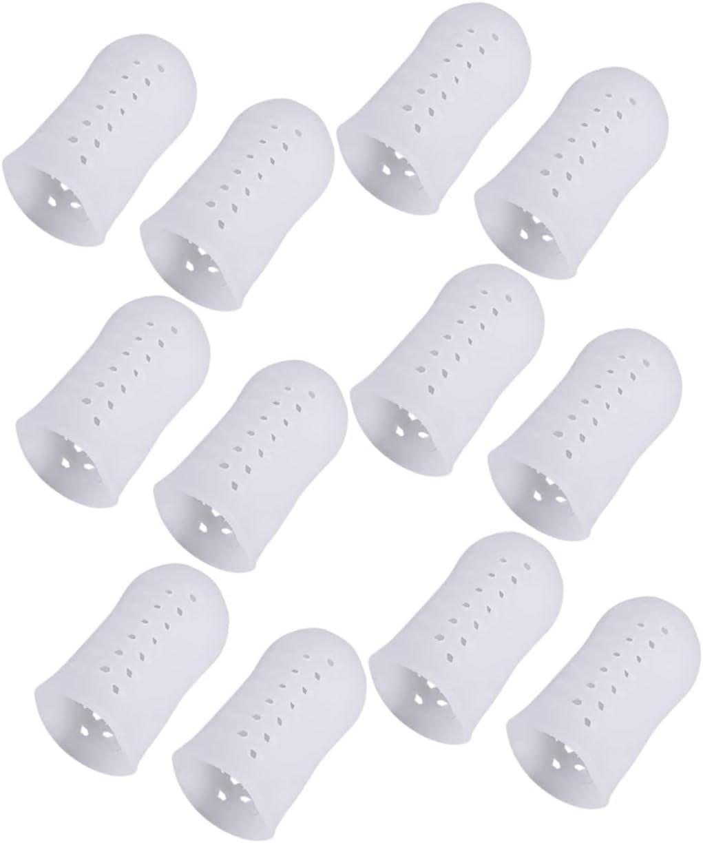 6 Pairs/12pcs Gel Toe Cap Toe Sleeve Protector Toe Cushions Pads for ...